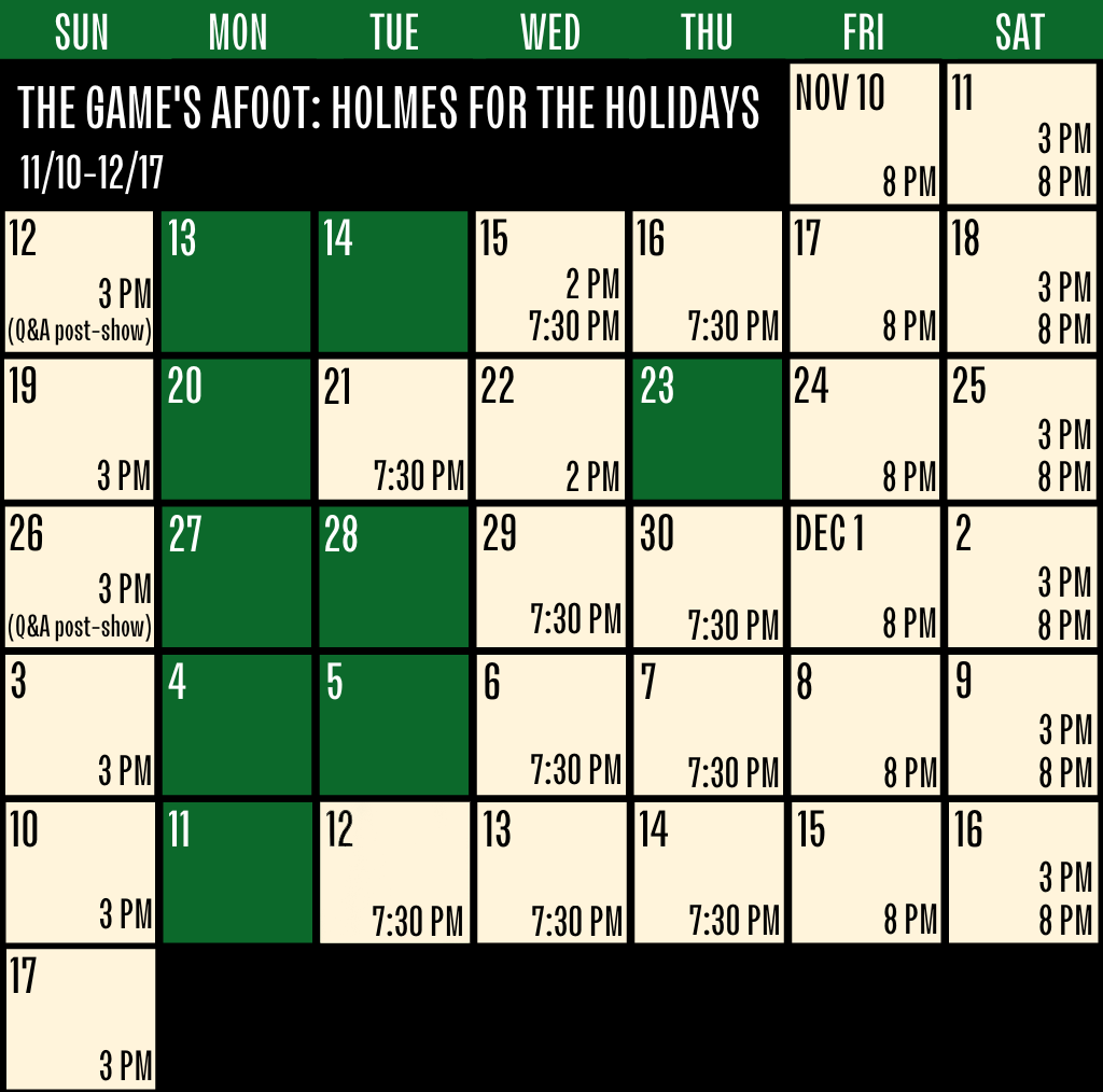 Ken Ludwig's The Game's Afoot - Lyric Stage Boston